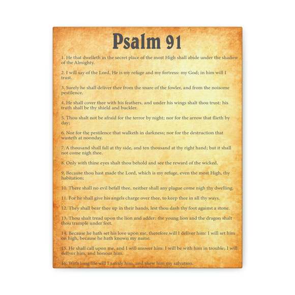 Express Your Love Gifts | Art | Scripture Sign Psalm 9 Chapter Gold Bible Canvas Christian Wall ...
